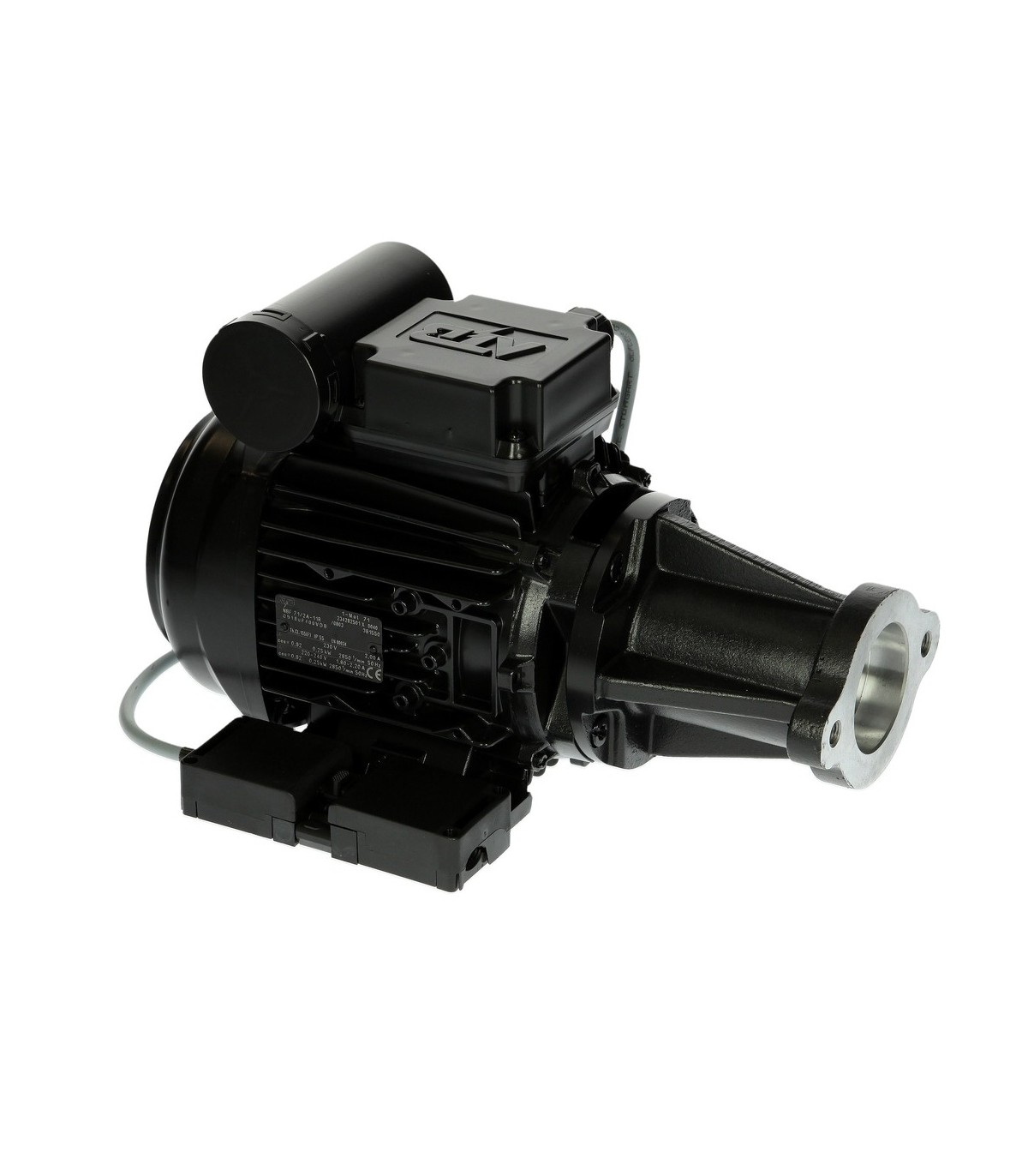 Motor with pump flange, coupling and screws, 230 v, for 3/8" pumps