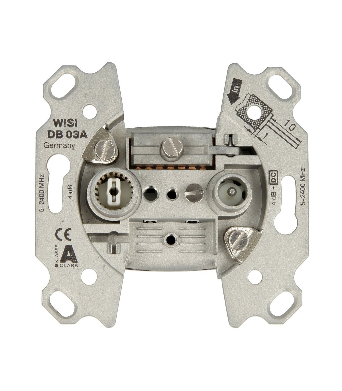 Wisi terminal universal socket 4db 5-2400 mhz, db03a