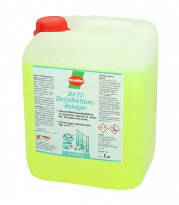 Cleanser disinfectant dk 75 concentrate 5 liters