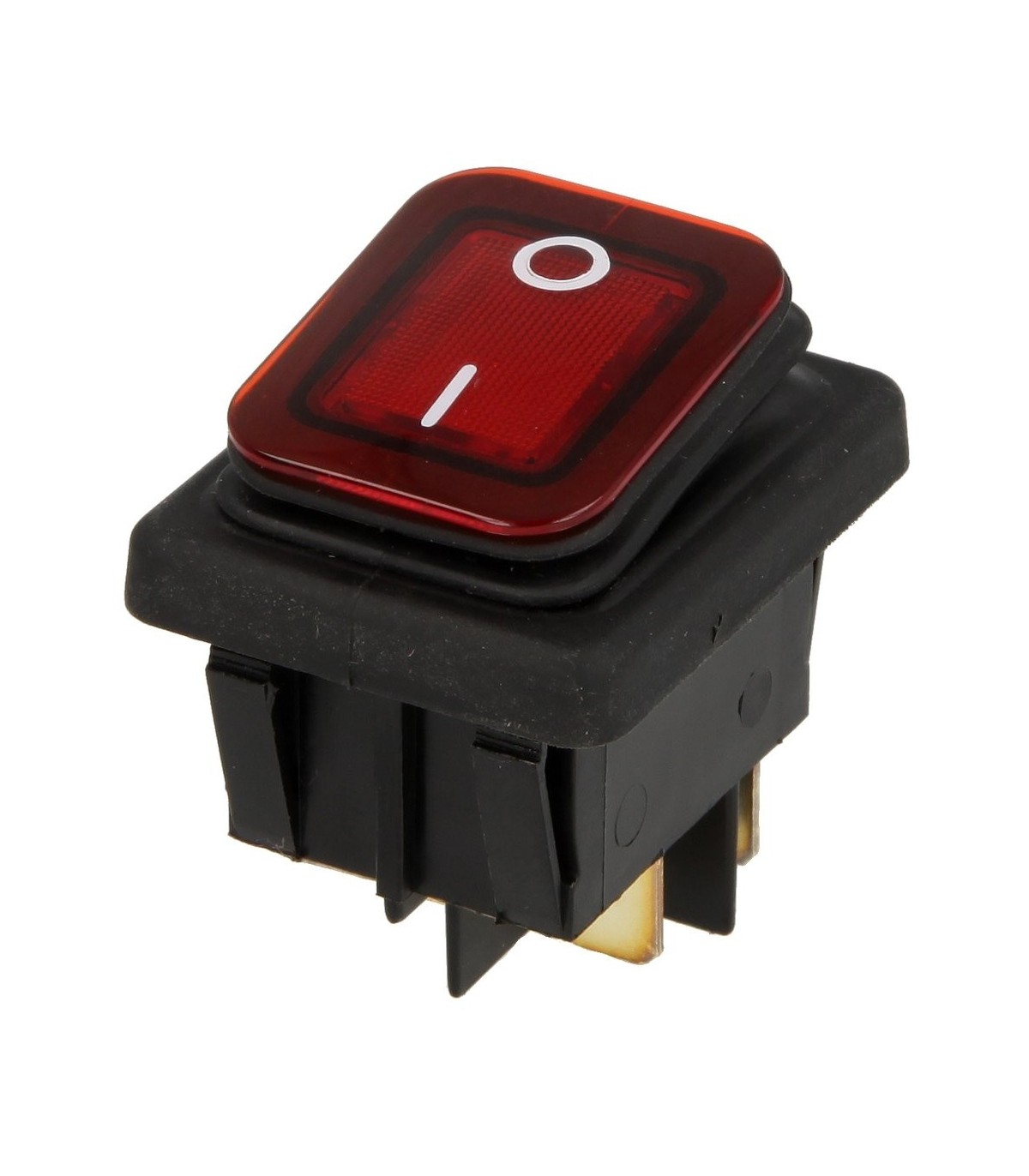 Interbär Interrupteur à bascule encastrable,rouge série 3627 éclairé ...