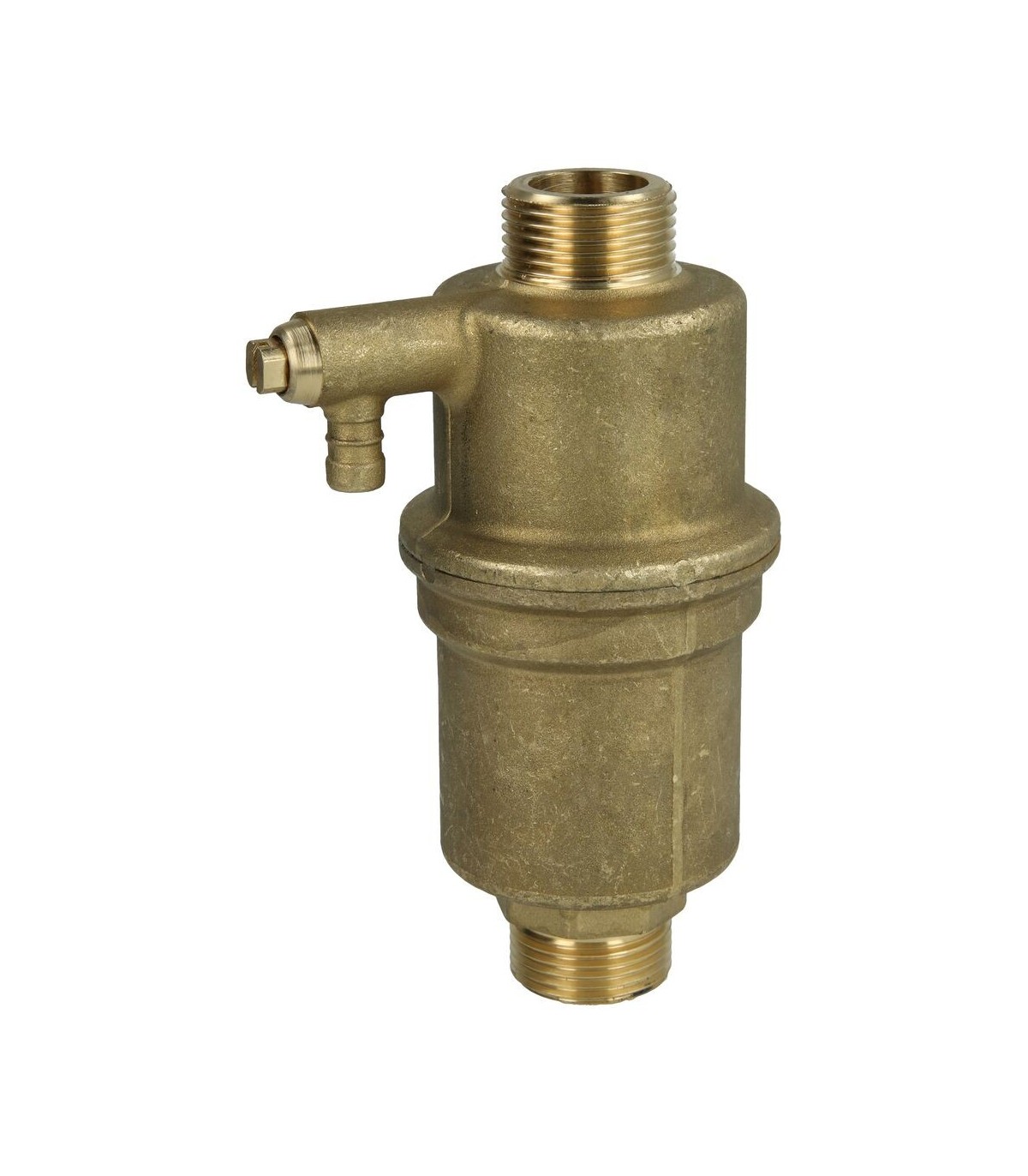 Solar brass air separator 2 sides 3/4' fm with purger