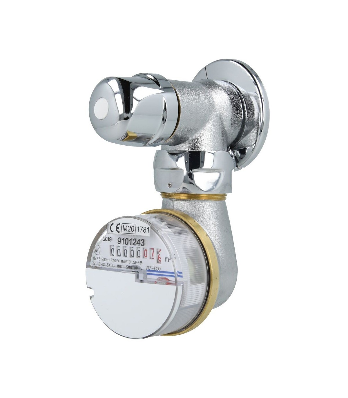 2.5 m3 meter taps built up to 30°C