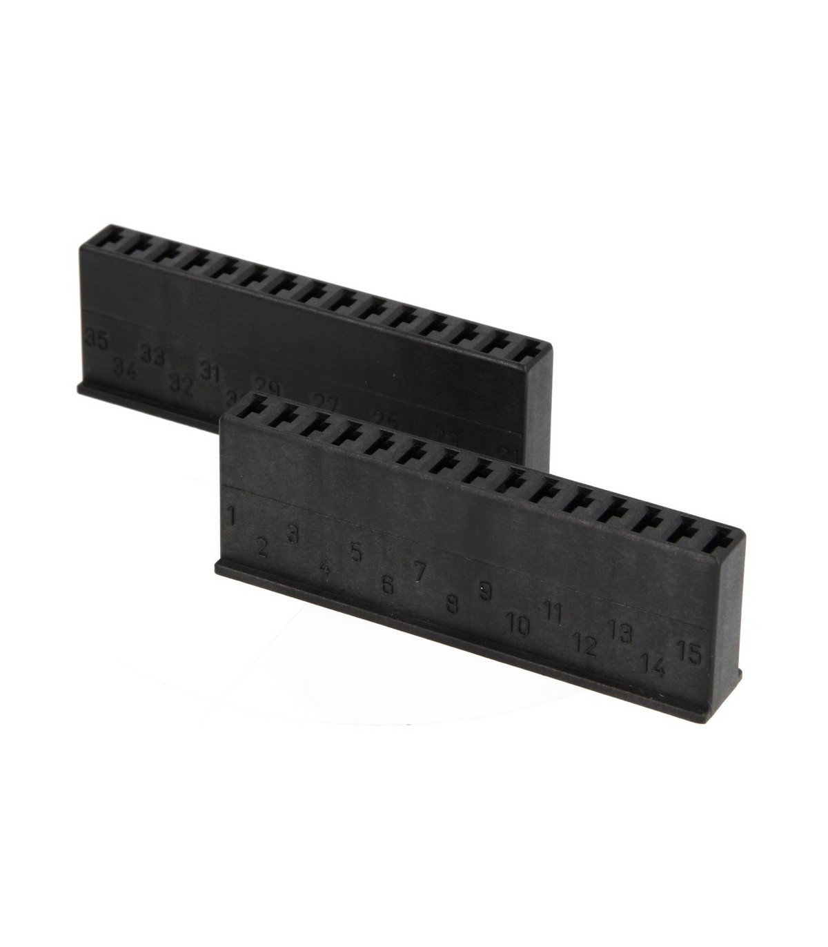 Domotesta Barra de conexión par con conectores amplificadores, negro