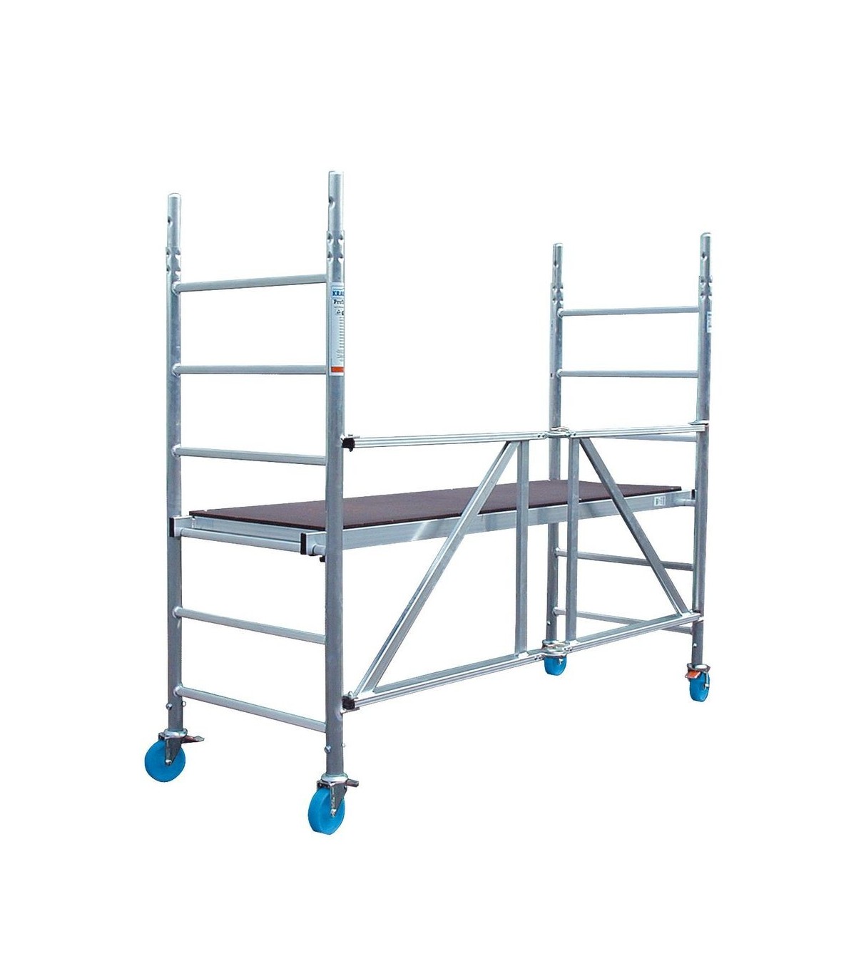 Mobile folding aluminium scaffolding