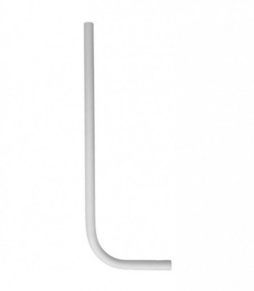 28 mm derecha tubo blanco de caza para urinarios - pvc