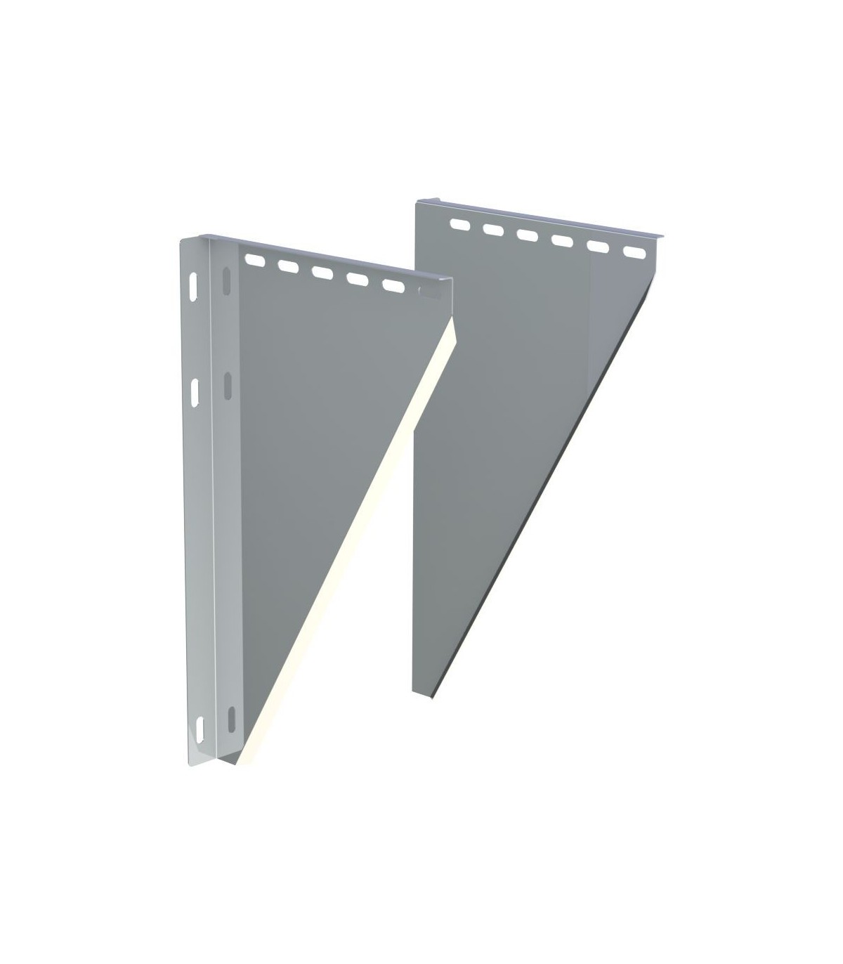 Console inox diamètre 200 mm ajustable, double paroi 0,5 mm