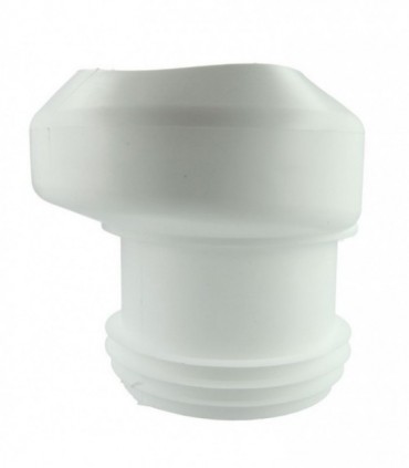 Raccord WC 18,5 mm excentrique 100 x 100 i/e, blanc, pour EURO-WCs