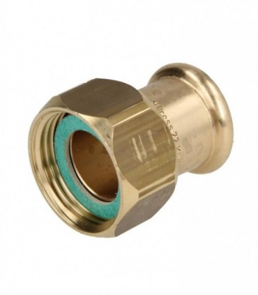 Halb - 15 mm x 3/4'''' ff rot Messing Schwenkanschluss m