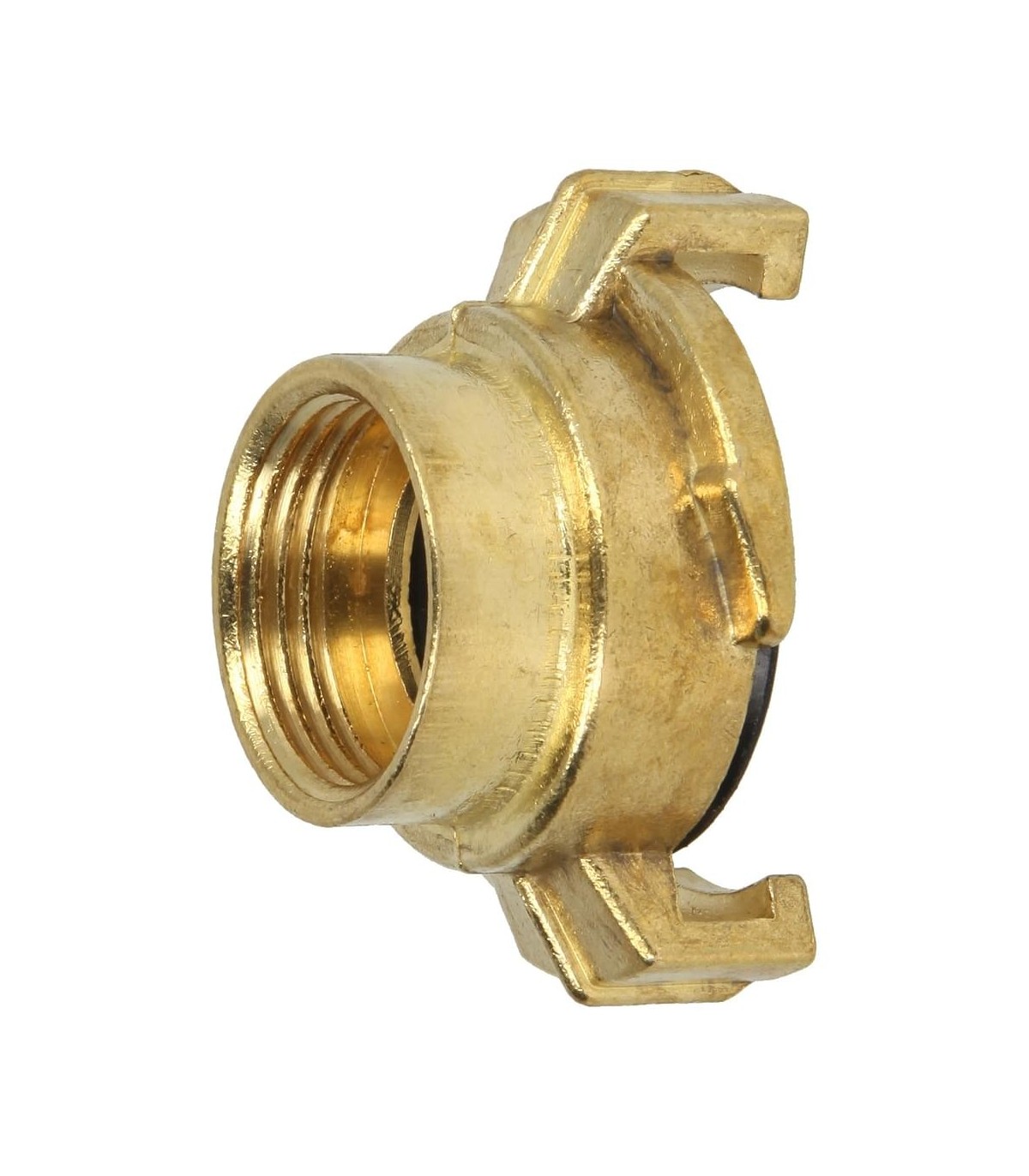 Quick coupling of brass threaded part 1' ff