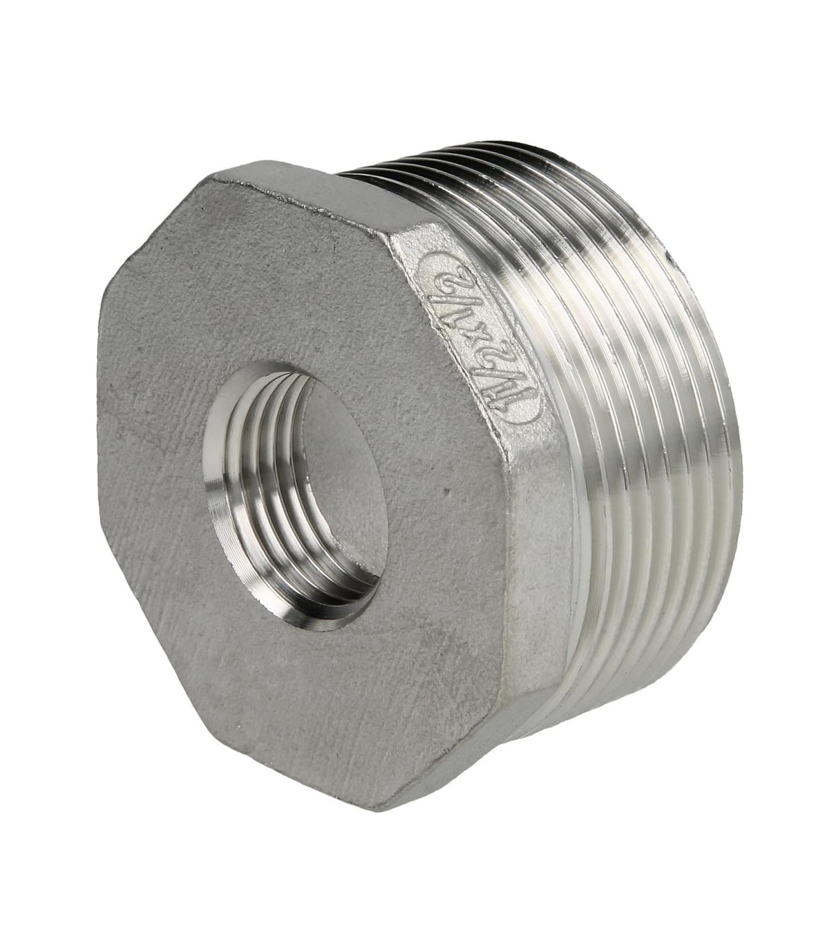 Réduction en inox 1 1/2'' x 1/2'' FM/FF
