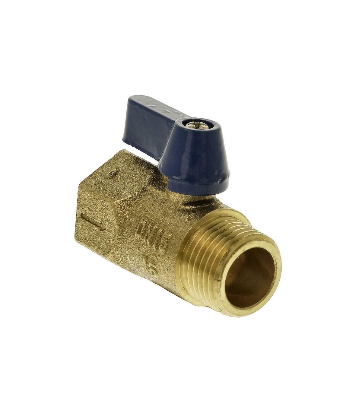 Brass ball valve for air-water heat pumps