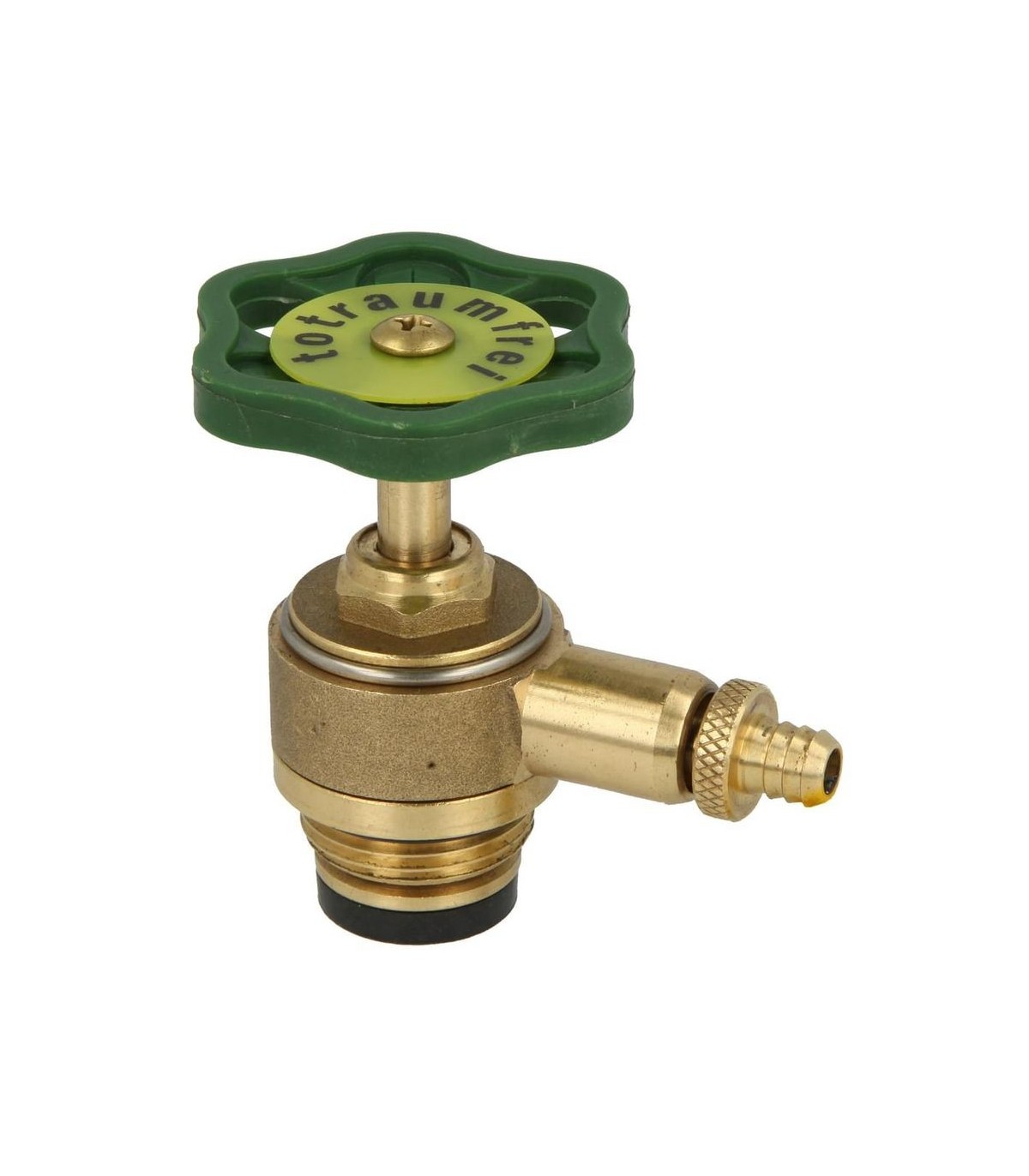 Head for 1/2'' FM direct-pass valve with purge and spindle