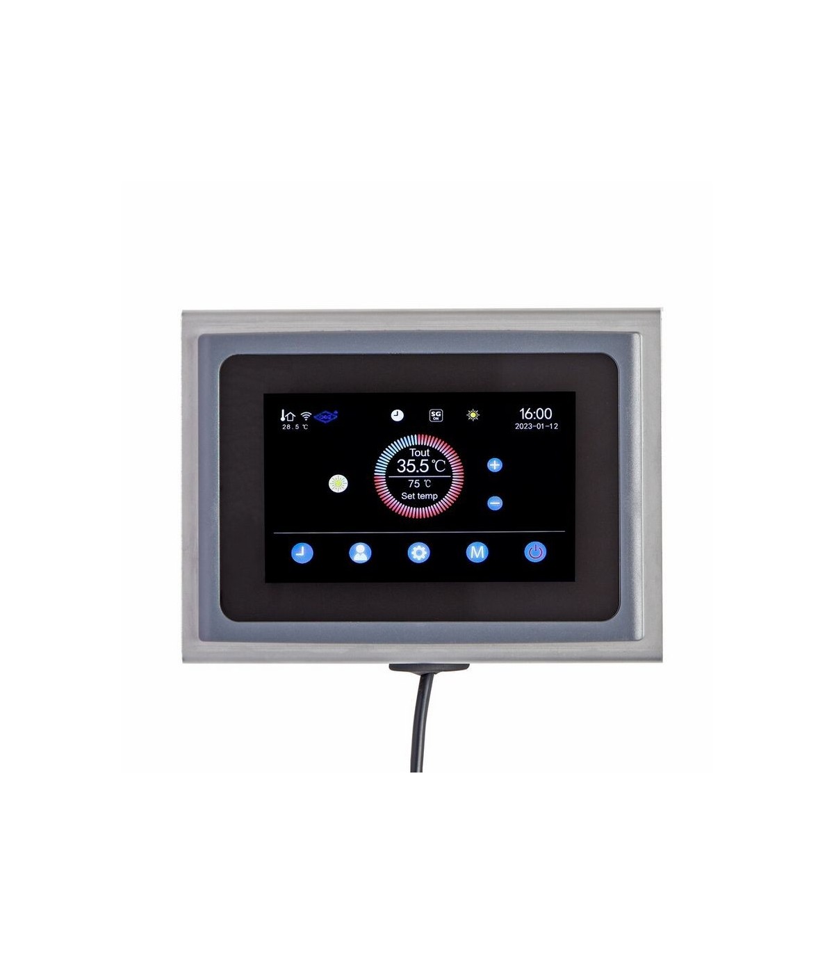 Air-water heat pump control panel R290