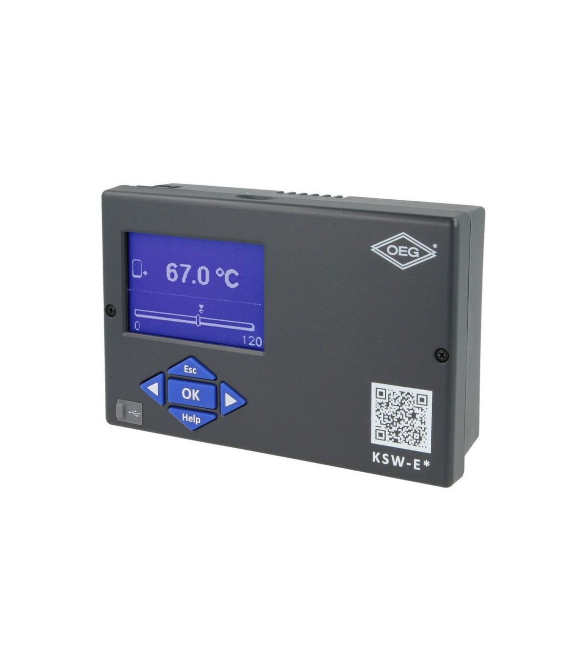 KSW-E differential control with 2 TF/Pt probes