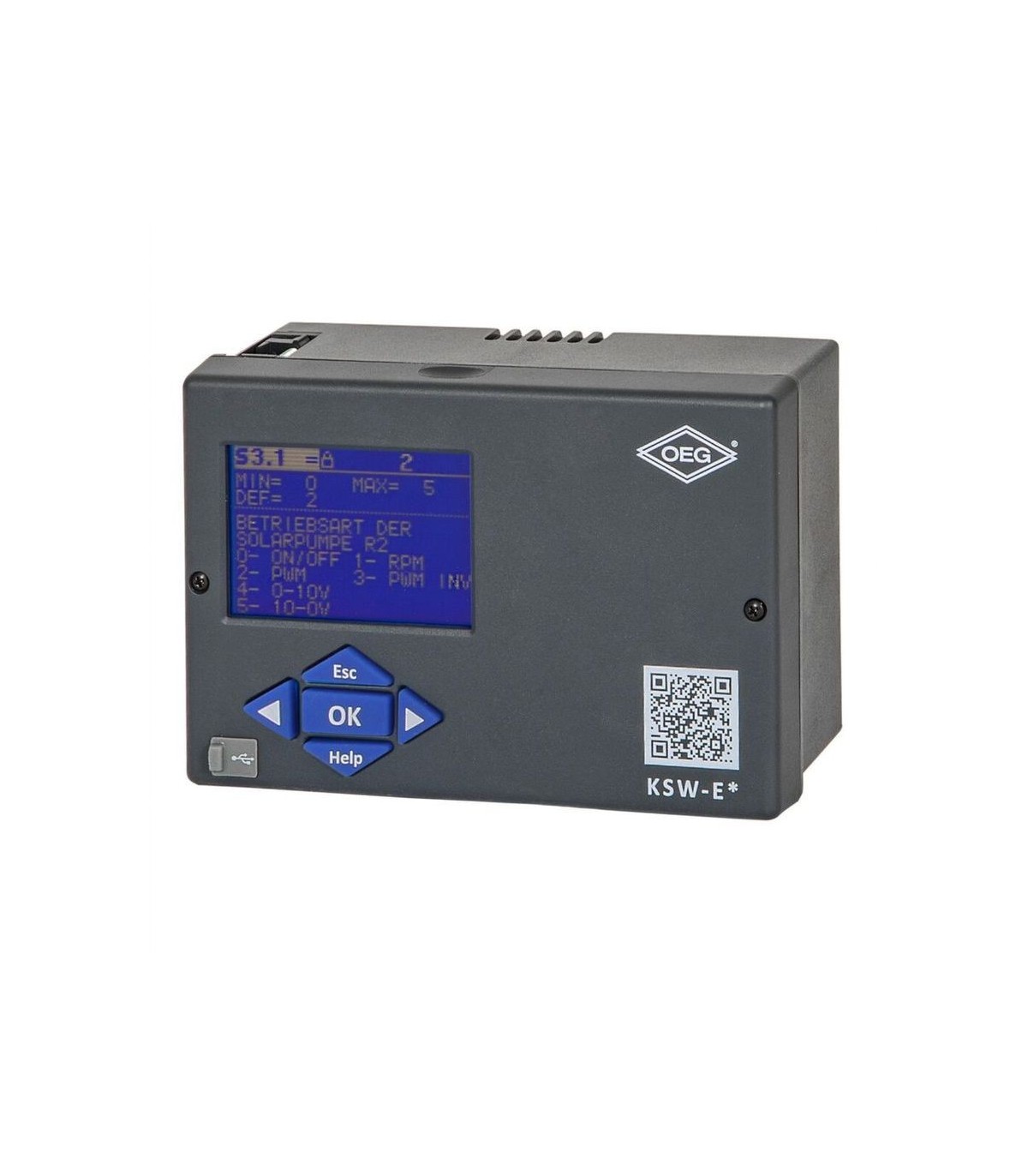 KSW-E differential control with 2 TF/Pt probes