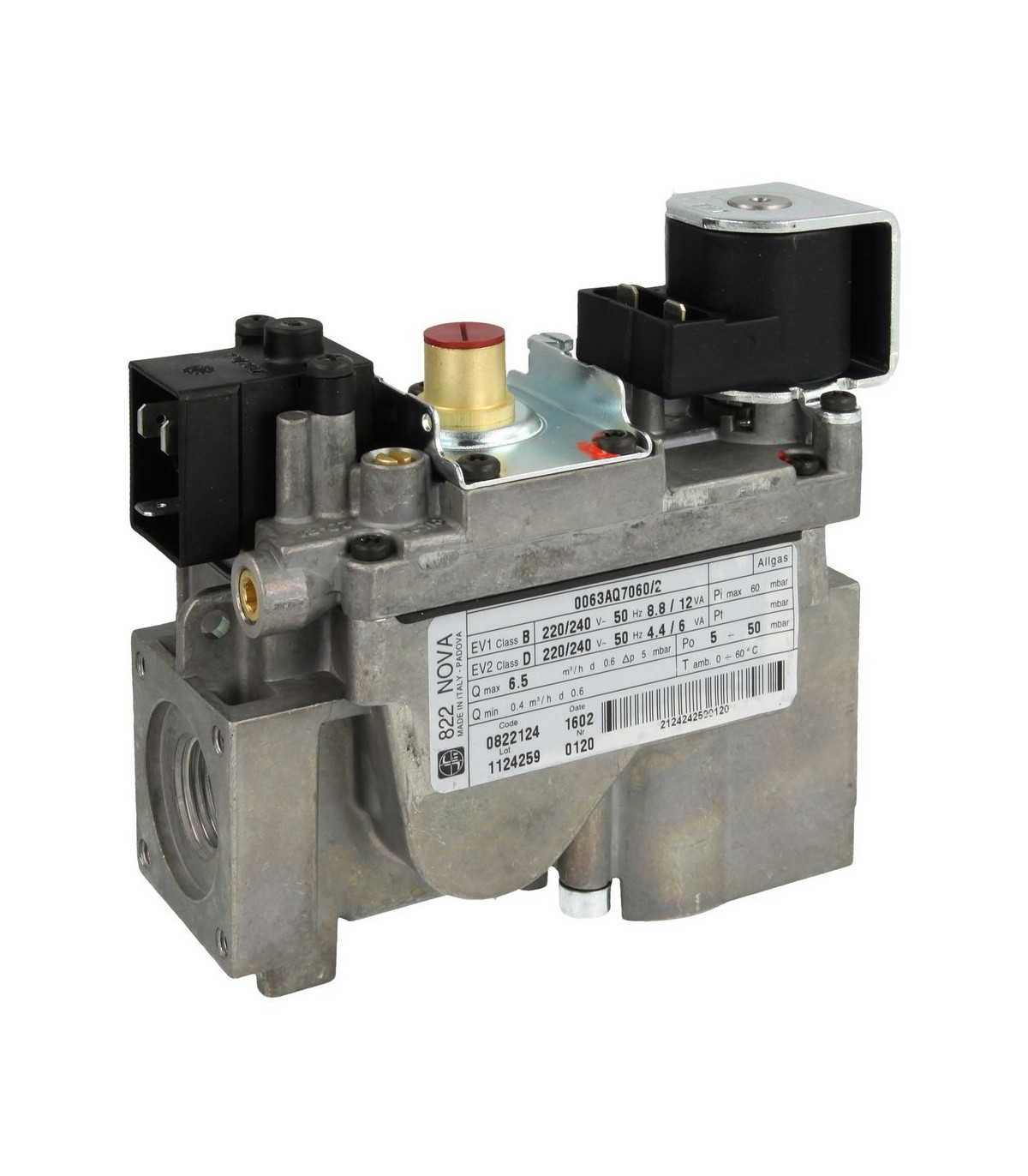 Gas valve combined sit 822 nova with standby tube