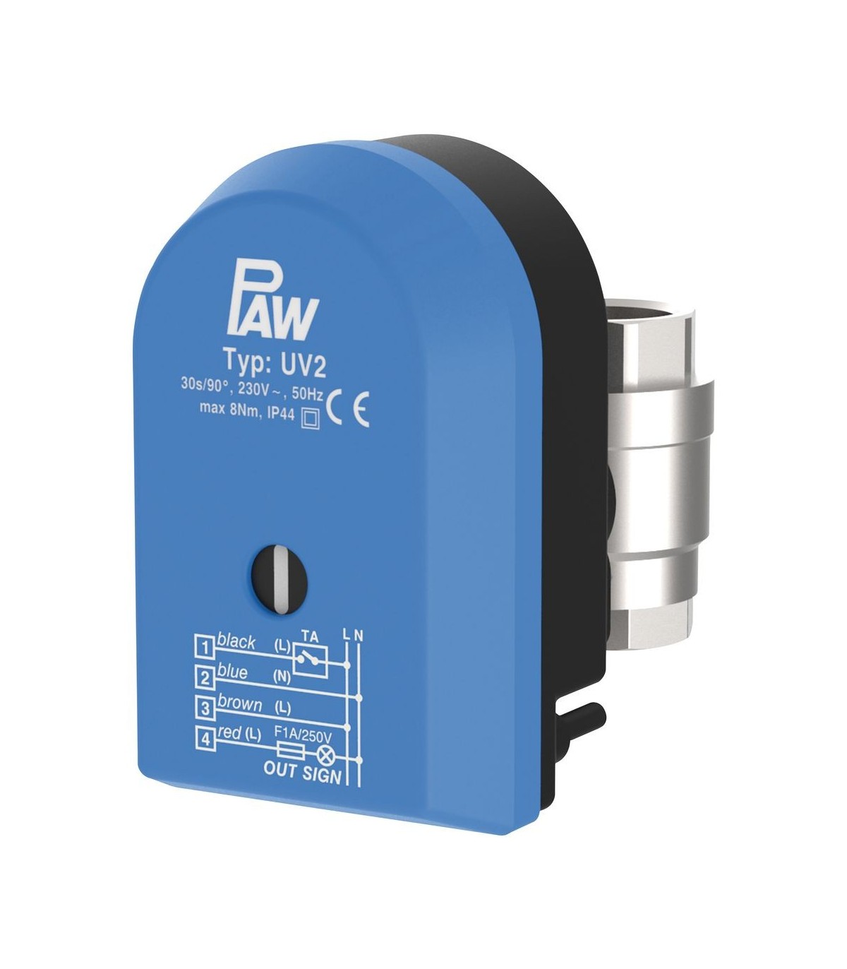 Vanne de commutation UV3 + servomoteur DN 20 pour SolexMini Premium, Solex Midi