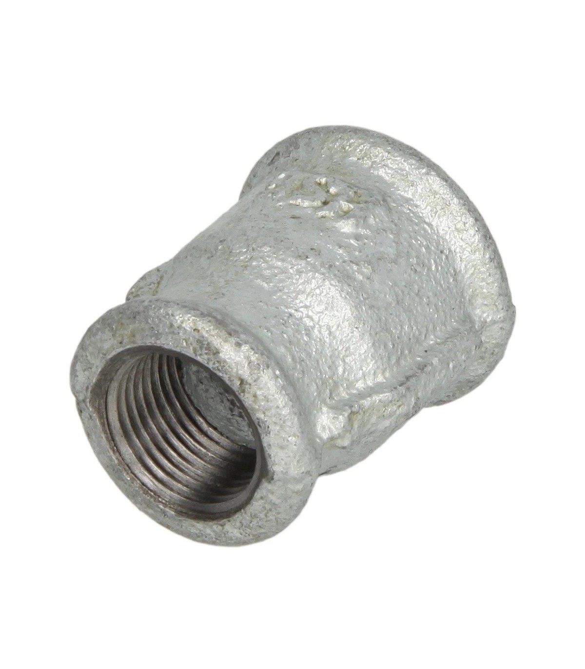 Raccord en fonte malléable manchon réduit 3/4’’ x 1/2’’ FF/FF