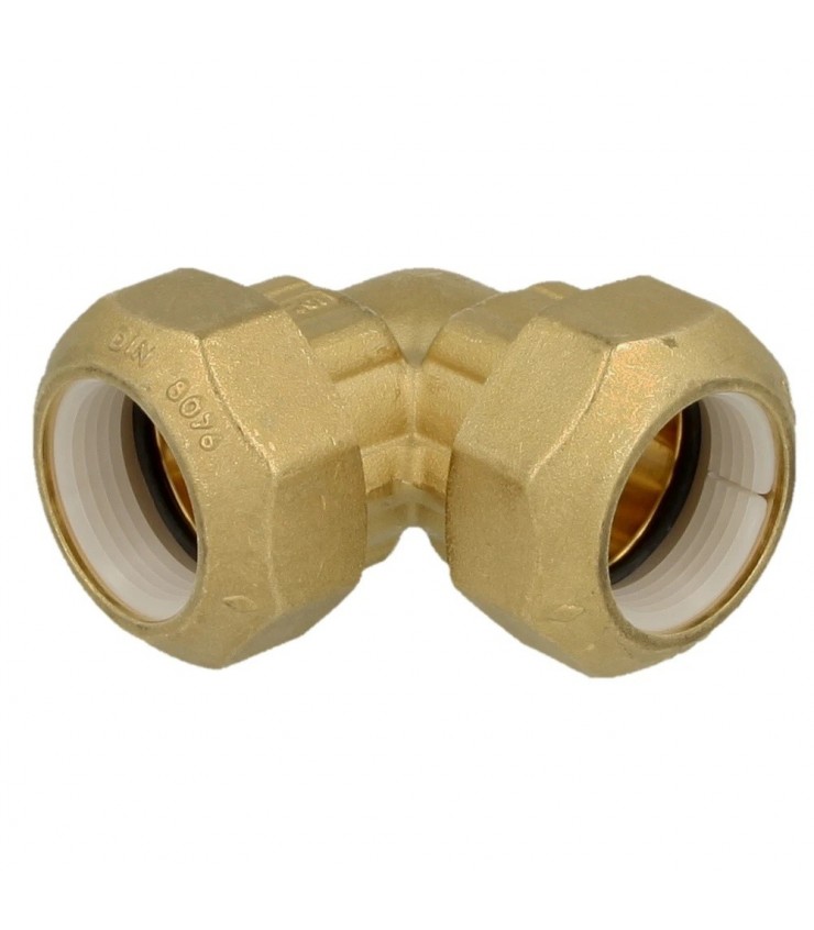 Raccord coudé 32 mm | 32 mm pour tuyaux PE et PVC