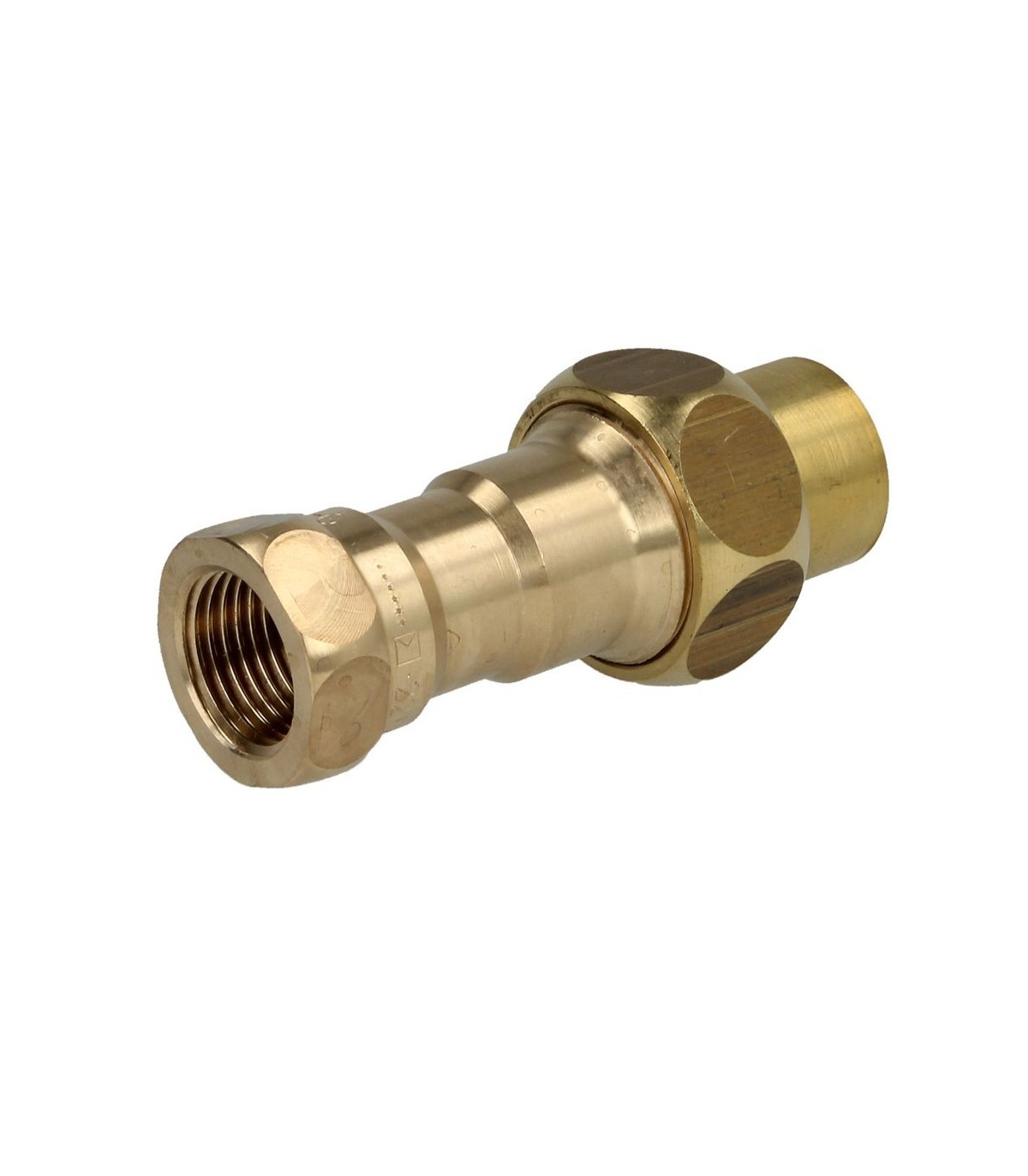 1'FM Preliminary Floor Valve with Screw + Thermo-Clock Stopper