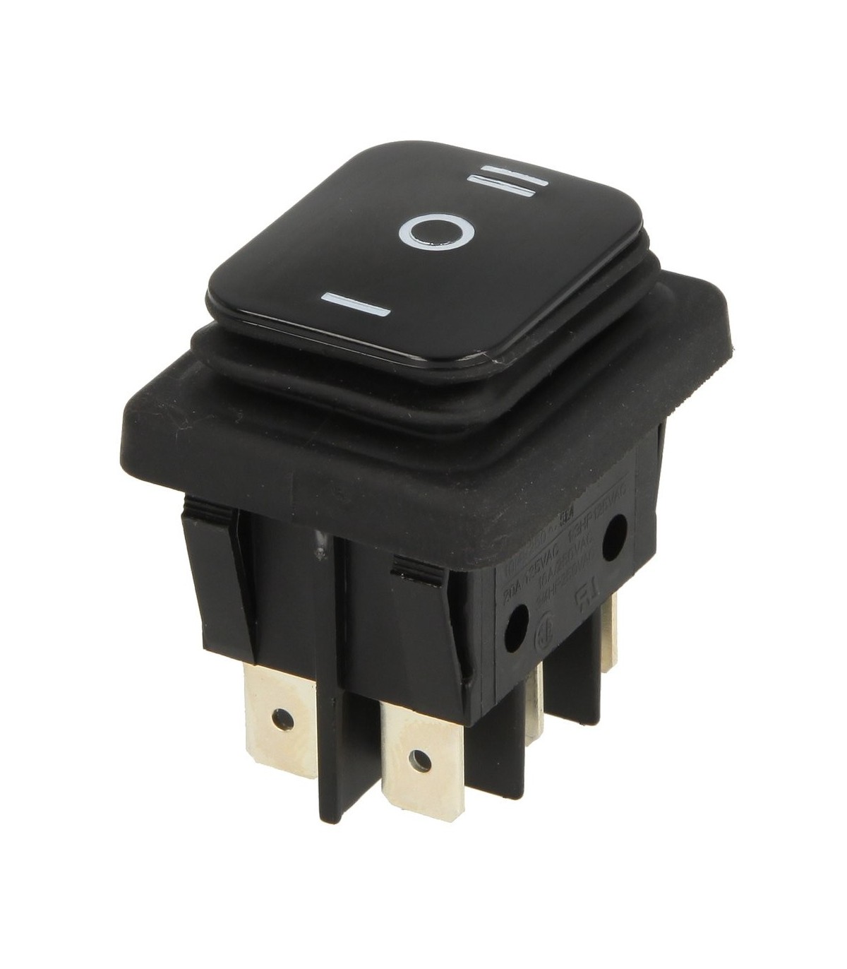 Interbär Interrupteur à bascule encastrable, noir série 3627, IP 65, I ...